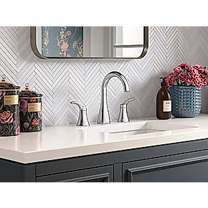 Kohler 27390-4-CP Simplice Bathroom Sink Faucet, 1.2 gpm, Polished Chrome