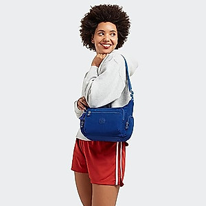 Kipling Women's Gabbie Small Crossbody, Lightweight Everyday Purse, Casual Shoulder Bag, Deep Sky Blue