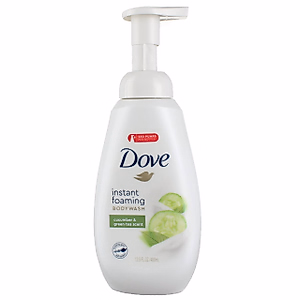 Dove Shower Foam Body Wash with Nutrium Moisture Technology Cucumber & Green Tea Scent Gentle Bodywash 13.5 oz