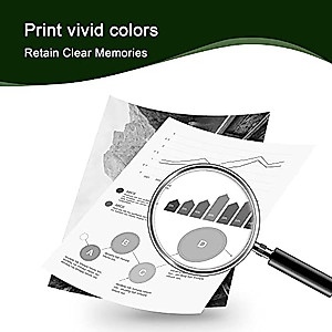 65XL Black High-yield Ink Cartridges (2-Black) Remanufactured Replacement for HP 65 XL Ink 65XL Black Ink for Envy 5058 5055 5034 5032 5030 5014 5012 DeskJet 3755 2655 2624 3758 3720 Printer | N9K04AN