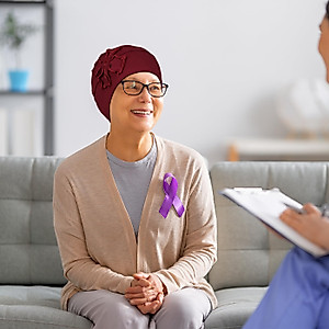 DACKRITO 4 Pieces Cotton Chemo Turbans Headwear Beanie for Women, Chemo Caps with Floral for Cancer Patient Hair Loss (Group-2)