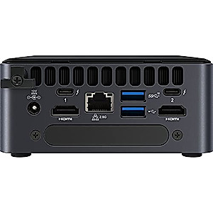 Intel NUC 11 Pro NUC11TNHI30 Home & Business Desktop Mini Black (Intel i3-1115G4 2-Core, 8GB RAM, 1TB HDD (2.5), Intel UHD, WiFi, Bluetooth, 2xHDMI, Win 10 Pro)