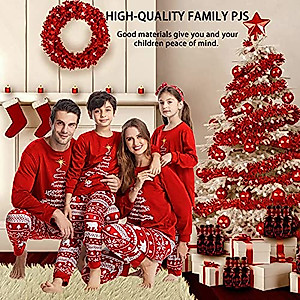 Oriental eLife Matching Christmas Pjs For Family,Elf Pajamas Christma Sets,Xmas Holiday Family Sleepwear Outfits Women Men Red