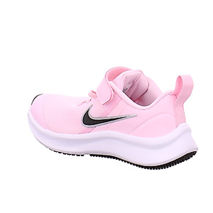 NIKE Unisex Kid's Sneakers Gymnastics Shoe, Pink Foam Black 01, 34 EU