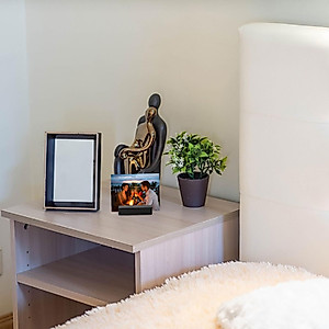 Tofficu 40pcs Wood Place Card Holder, Reusable Table Number Holders 2.7X0.98X0.7in, Table Card Holder Stand Sign Holders for Wedding, Party, Shop, Table Number Decor