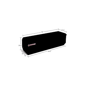Weather Guard 654501 All-Purpose Black Aluminum Chest