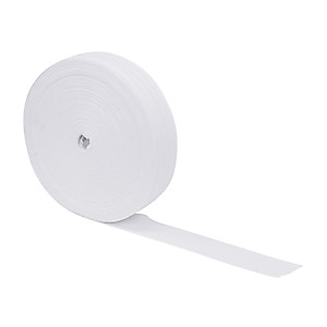 Mandala Crafts White Twill Tape 2 Inches Cotton Webbing Strap - 50 Yds White Cotton Ribbon Herringbone Tape - Cotton Bias Tape for Sewing Seam Binding