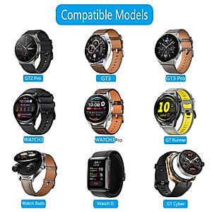 Charger Compatible with Huawei Watch Ultimate/GT 4/4 Pro/3/3 Pro/GT3/GT3 Pro/GT2 Pro/GT2 ECG/GT Cyber/Buds/GT Runner/D, Replacement Watch Charger Dock-Charging Cable 3.3ft