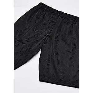 Nike Boys Air Jordan Mesh Athletic Shorts (Extra Large, Black)