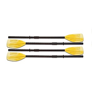 Intex 48" Paddles Plastic Ribbed French Oars Set for Inflatable Boat (2 Pairs)