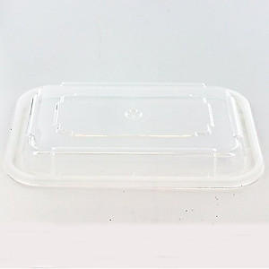 Pactiv NC838B VERSAtainers, Black/Clear, 24oz, 5 x 7 1/4 x 2 (Case of 150)