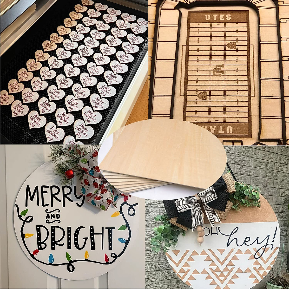 Simhevn Honeycomb Working Table 400x400x22mm(15.75 x 15.75x0.87''), Laser Cutting Honeycomb Laser Bed for CO2 or Diode Laser Engraver Cutting Machine, Laser Engraver Accessories, Smooth Edge Cutting