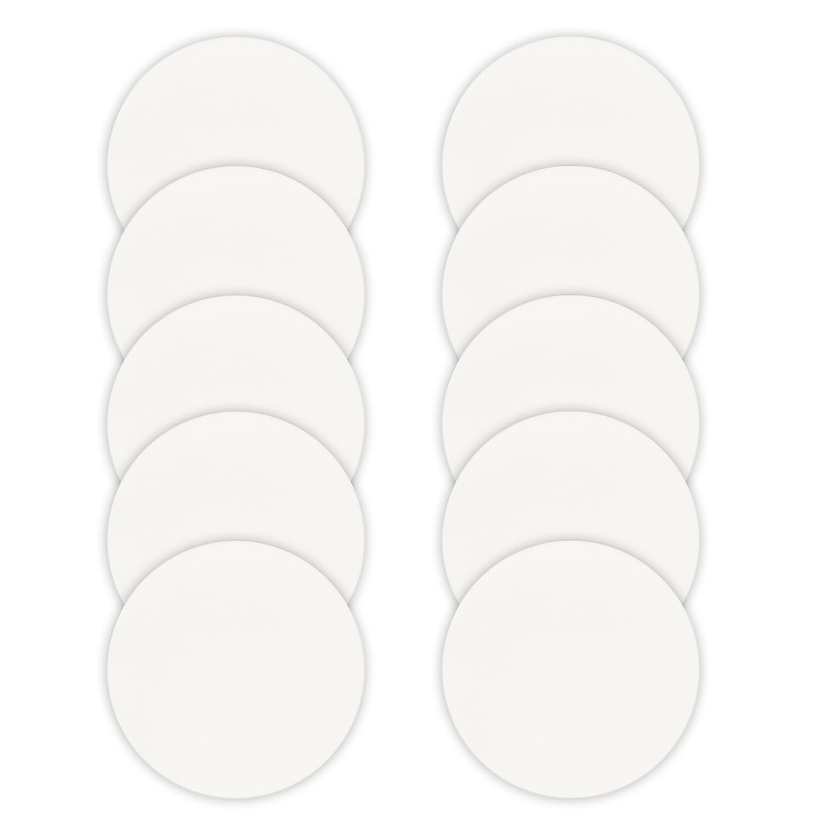 10 Pcs Refill Glue Boards 4.3 Inches Sticky Glue Pads for Fruit Fly Traps Indoor