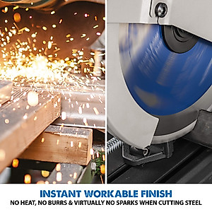 Evolution S380CPS – Heavy Duty 15 Inch Metal Cutting Chop Saw W/ 14 Inch Carbide-Tipped Blade | Premium Dry Cut Saw | Miter Saw 45° | The Ultimate Chop Saw For Cutting Metal – Accurate. Powerful.