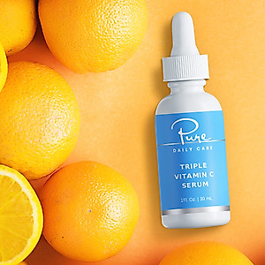 Triple Vitamin C Serum - Anti-Aging Antioxidant Brightening Clinical Grade Clean Skincare