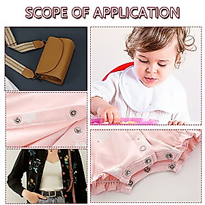 Metal Snap Button Fasteners Kit DIY Crafting Tool with Pliers Press Tool Kit for Clothing Sewing