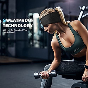 MUSICOZY Sleep Headphones, Bluetooth Headband Unique Gifts for Men Women, Ultra Soft Sleeping Headphones Wireless Music Headband Headphones for Yoga Sports Side Sleep Cool Tech Gadgets Gifts, 2 Packs