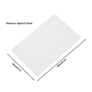 125KHz RFID Card, 100pcs Contactless RFID Access Cards EM4100 Read Only ID Smart Door Entry Access Control Cards RFID Proximity Smart ID Cards