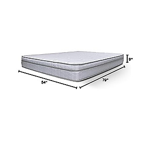 DREAMFOAM Bedding Doze 9" Eurotop Mattress-Medium Comfort, Full XL