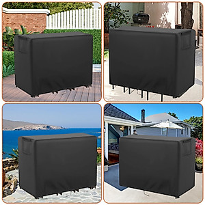 TheElves Outdoor Bar Height Dining Set Cover,Patio Dining Set Cover Waterproof for 76' Long Outdoor Wicker Bar Dining Set- 76*34*42 Inch