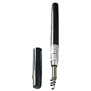 Baitcaster Reel, Fishing Pen Mini Fishing Pen Portable Fishing Pen Sturdy Fishing Reel with Fishing Reel for Freshwater Fish for Fishing(Black)