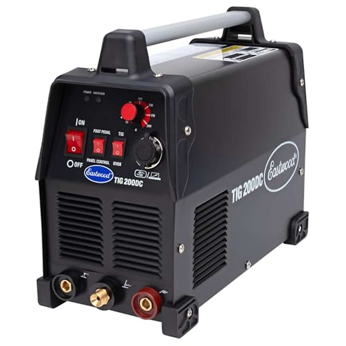 Eastwood 200 Amp DC TIG Welder Machine for Thin & Heavy Gauge Steel | Heavy Duty Multi Purpose Welding Machine | Perfect for TIG Welding and DIY Projects | 110/240V NEMA 6-50R Plug