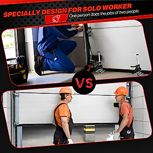 Juprodis 2 Pack Labor Saving Arm Jack, 220 LB Heavy Duty Furniture Lifter, 6.5 Inch Adjustable Height Drywall Lift, Utility Cabinet Jacks for Installing Cabinets, Doors, DYI Home Improvement, Black