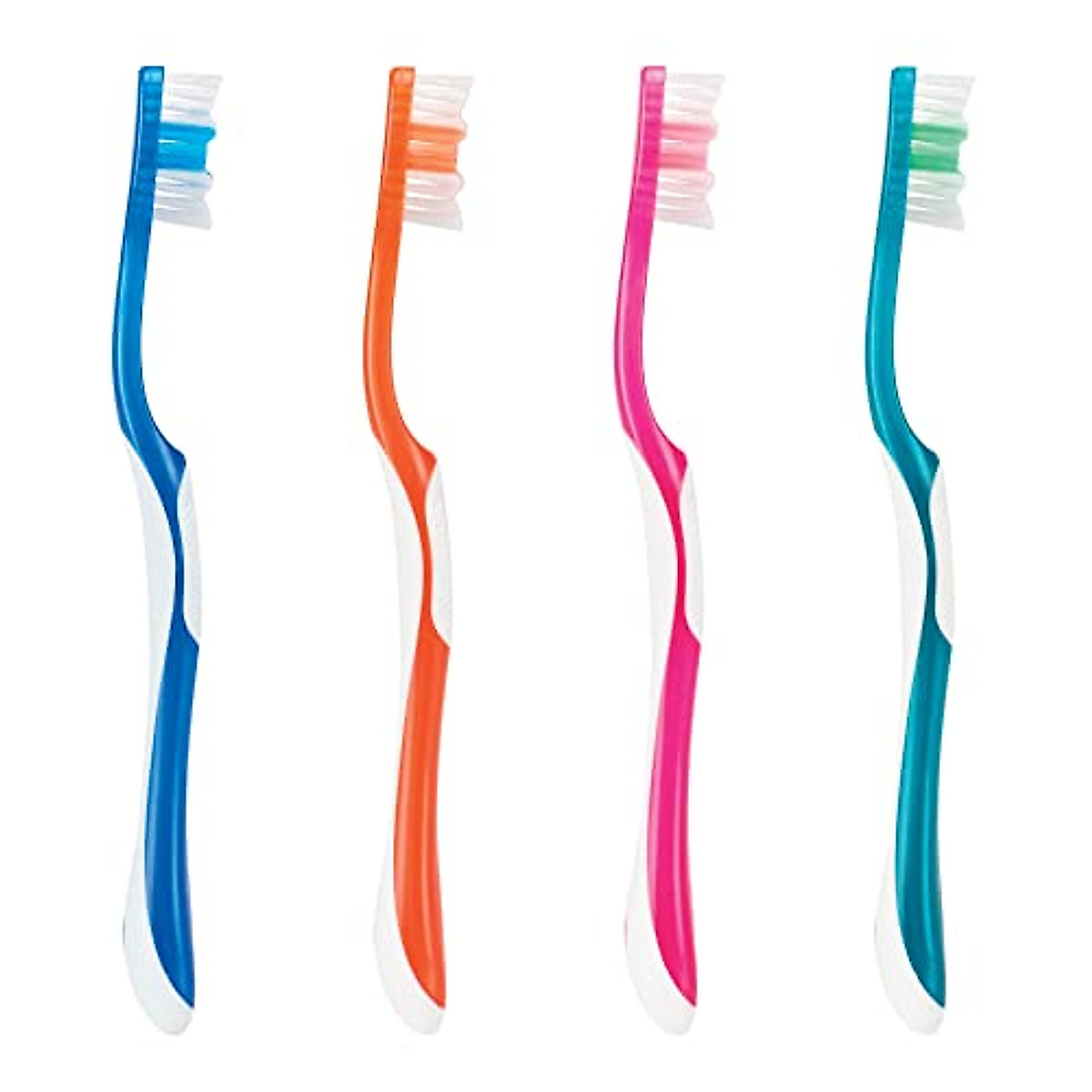 SmileGoods A392 Toothbrush, 39 Tuft, Soft Bristle, Individually Packaged Toothbrushes, Assorted Colors, Bulk Pack of 72