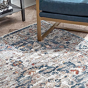 nuLOOM Kara Vintage Area Rug, 5' 3" x 7' 3", Grey