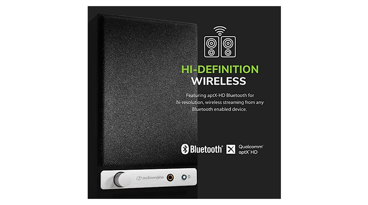 Audioengine HD3 Wireless Speakers - High-Fidelity Bluetooth Audio