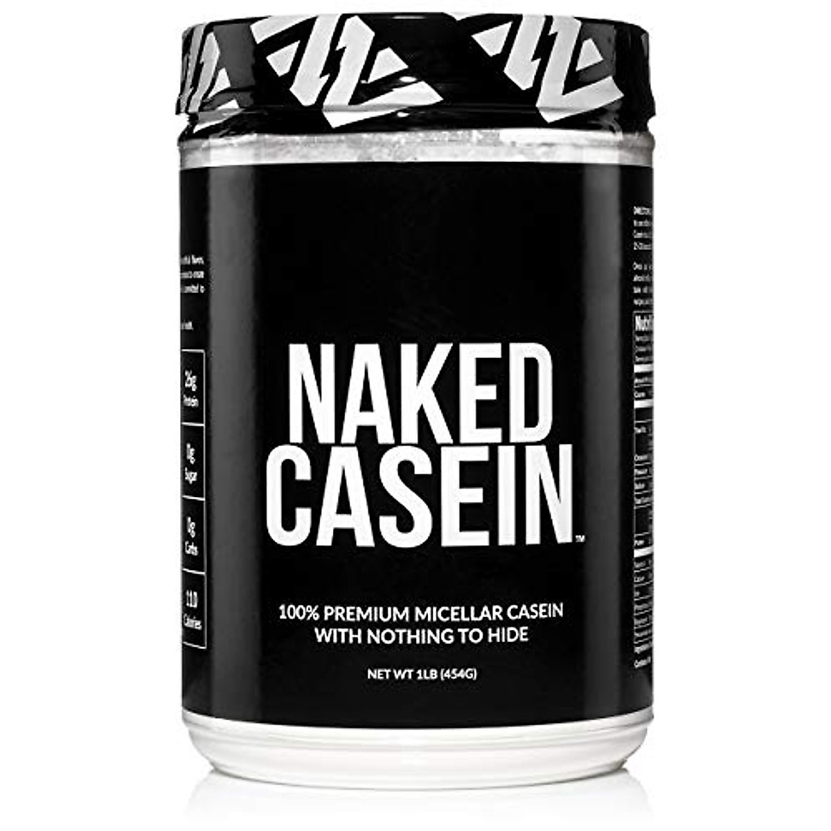 Naked Casein - 1LB 100% Micellar Casein Protein from US Farms - Bulk, GMO-Free, Gluten Free, Soy Free, Preservative Free - Stimulate Muscle Growth - Enhance Recovery - 15 Servings