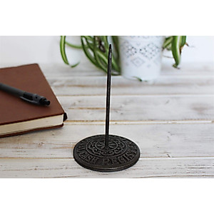 Thorness Vintage cast Iron Cash Register Receipt Spike Paperweight | Desk Receipt Holder | Restaurant Paper Holder | Check Spike | Spindle Rod Bill Holder | Note Spike for Office Home Restaurant