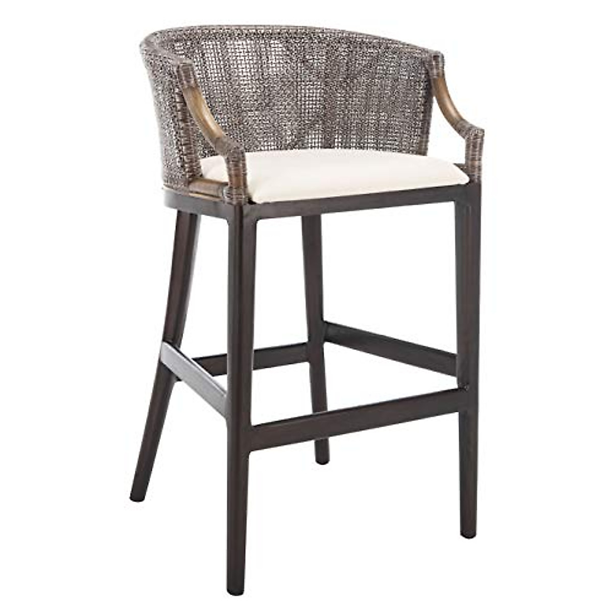 Safavieh Home Collection Brando Brown 28-inch Bar Stool