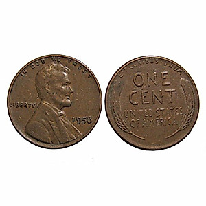 100 U.S. Wheat Pennies With Steel Cents in a Custom Vx Investments Microfiber Pouch (2 Rolls of U.S. Wheat Cents). 100 Old Coins.