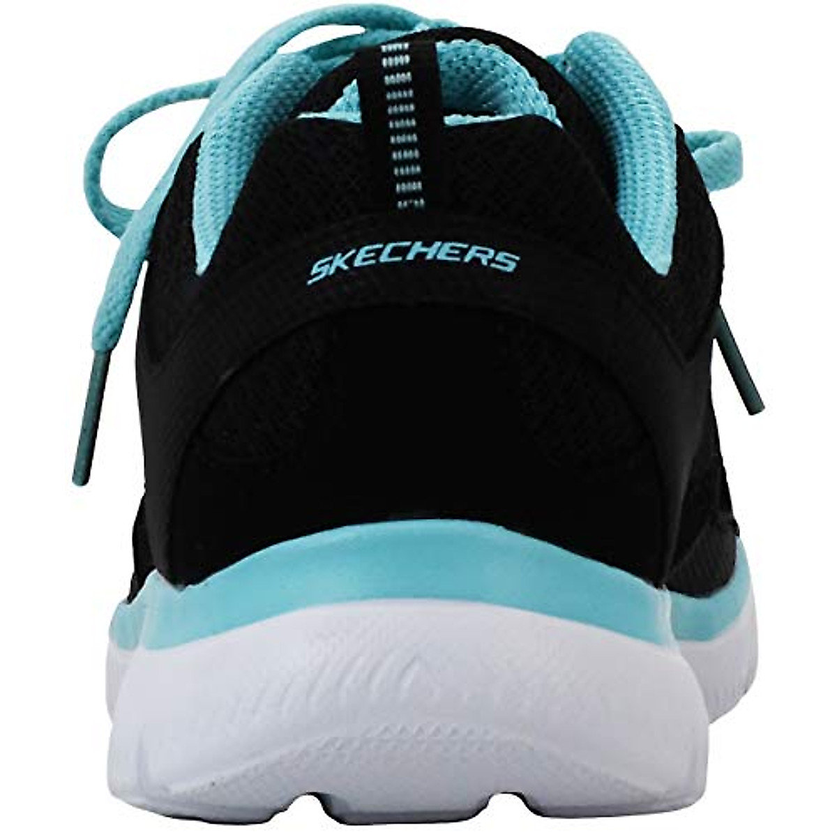 Skechers Women's Summit New World Black/Light Blue Sneaker 10 M US