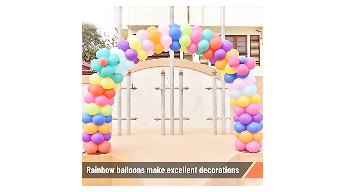 Mr. Pen 54 Pack Assorted Color Latex Party Balloons 12"