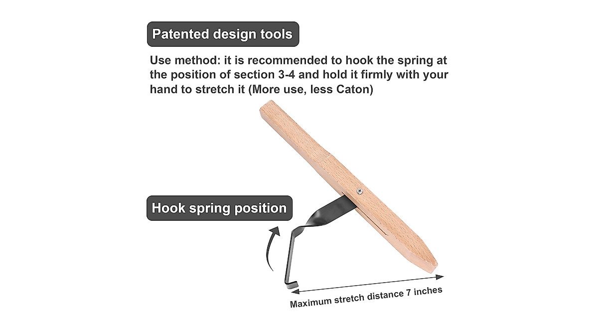 GUORUNJIA Spring Puller Tool - Quick Sofa Repair Kit