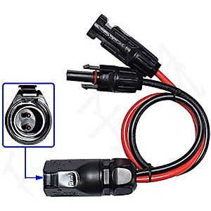 LIXIN 6.5ft 10AWG 2 Pin Power Industrial Circular Connector，for Furrion,Solar Panel Suitcase,Forrest River RV Ports