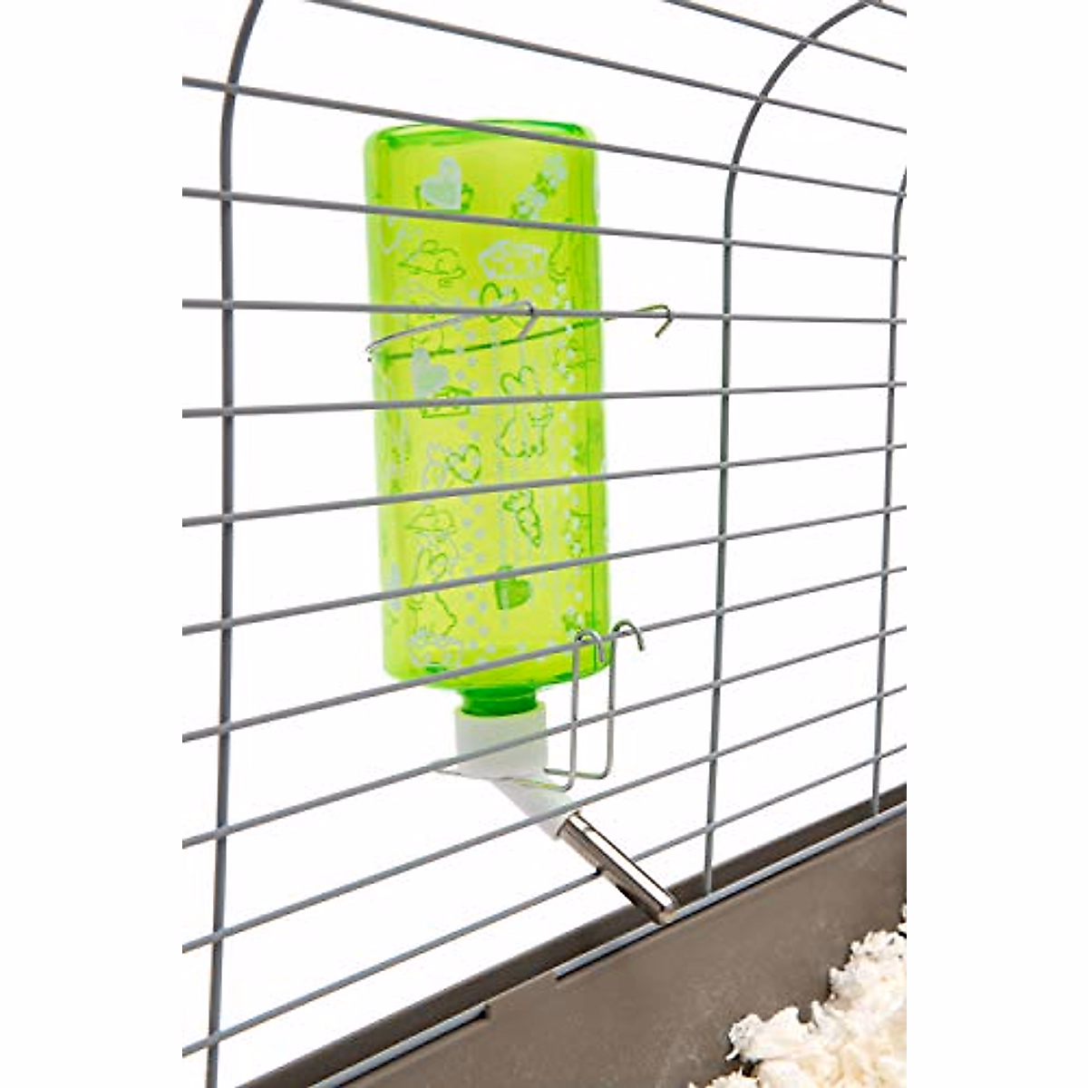 Lixit Critter Bright Water Bottles for Hamsters, Rabbits, Chinchillas, Ferrets, Guinea Pigs and Other Small Animals. (32 Ounce Pack of 1, Assorted)