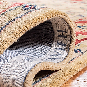 SAFAVIEH Classic Collection 6' x 9' Gold / Red CL398A Handmade Traditional Oriental Premium Wool Area Rug