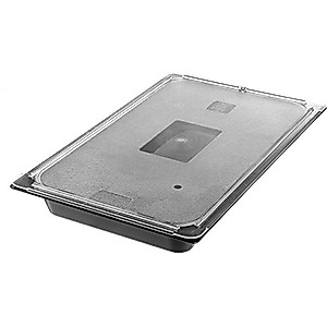 Carlisle FoodService Products 10216U07 StorPlus Full Size Polycarbonate Universal Flat Surface Food Pan Lid, Clear