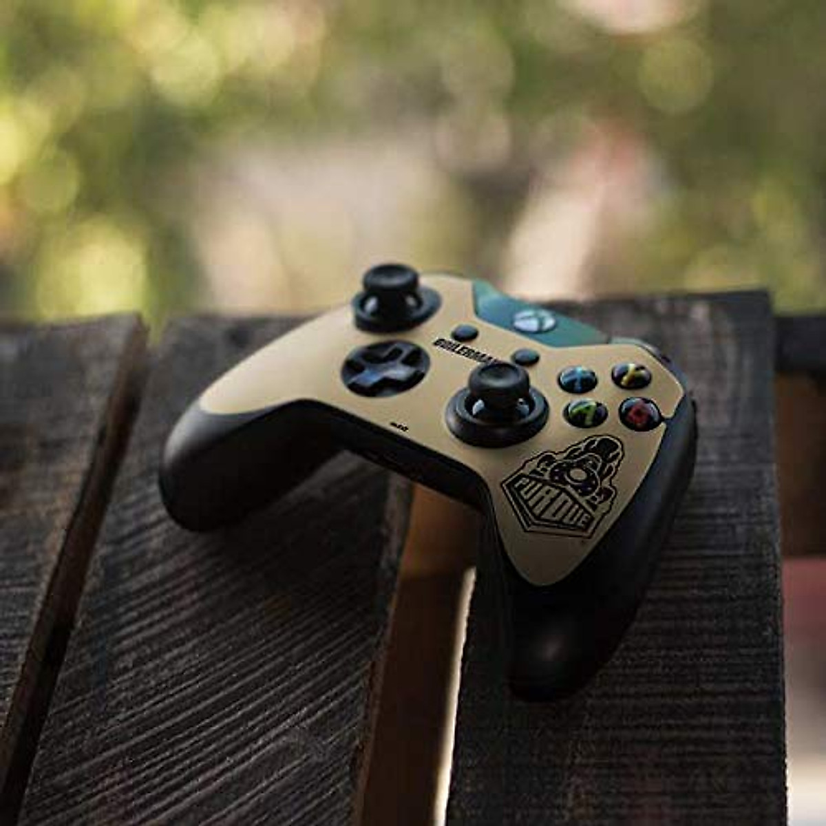 Skinit Decal Gaming Skin Compatible with Xbox One Controller - Officially Licensed College Purdue Gold Signature Logo Design