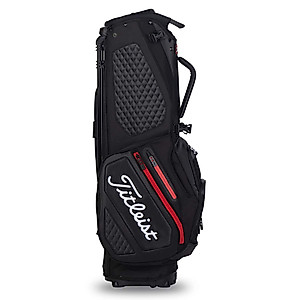 Titleist Premium Stand Golf Bag Black/Black/Red