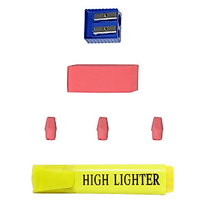 Moda West 15 Inch Bulk Backpacks in 12 Assorted Colors with 22 Piece School Supply Kits - Wholesale - Case of 24 Value Bundle Pack