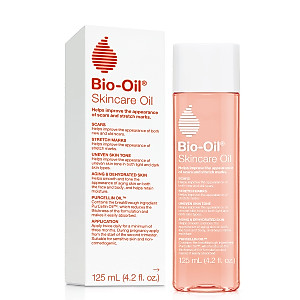 Bio-Oil Skincare Body Oil, Serum for Scars and Stretchmarks, Face and Body Moisturizer Dry Skin, Non-Greasy, Dermatologist Recommended, Non-Comedogenic, For All Skin Types, with Vitamin A, E, 4.2 oz