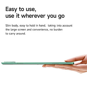 EBTOOLS 10.1in Tablet, 4G WiFi, 6GB RAM 128GB ROM, Octa Core, 8MP 24MP Cameras, GPS Function, Type C 5000mAh Rechargeable Green Calling Tablet, for Android 10.1