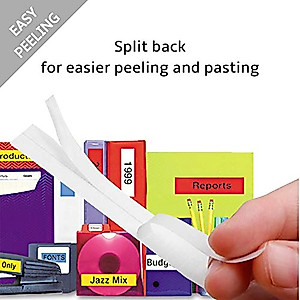 10-Pack Label Maker Tape TZe231 12mm 0.47 Inch Laminated White Tz Tape Replacement for Brother P-Touch Label Maker Tape Compatible with PT-D210 PT-H110 PT-D600 PT-1230PC PT-1280