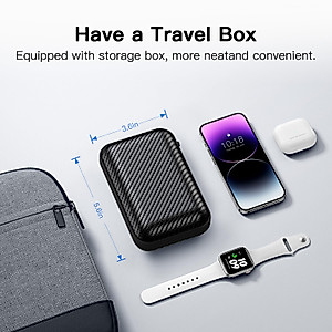 JARGOU 3 in 1 Wireless Charger, Fast Charging Station, only Applicable for iPhone Models Below 14