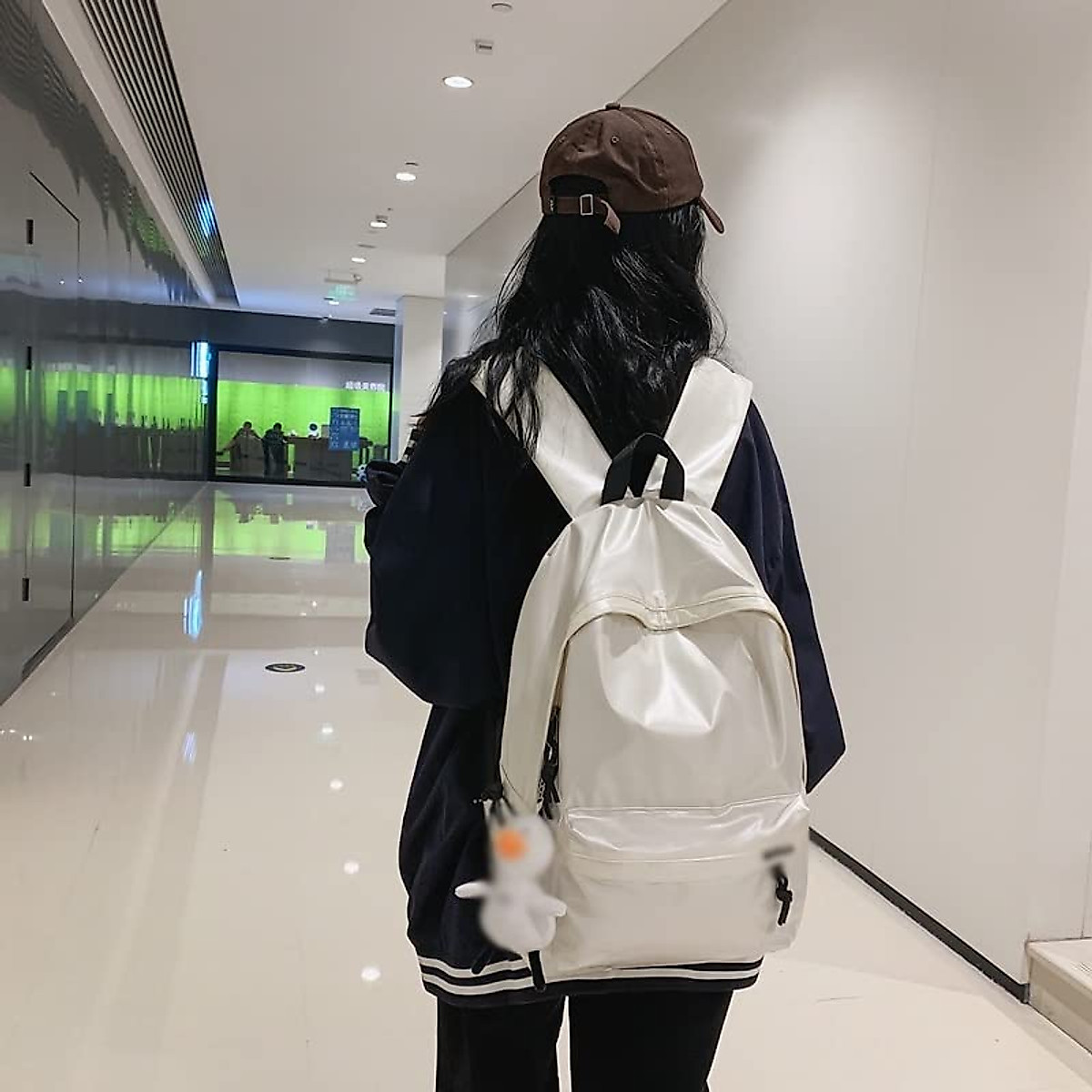 DINGZZ Waterproof Backpack Women Multi-Pocket Book Bag College Girls Lovely School Bag (Color : E, Size : 31 * 14 * 45CM)