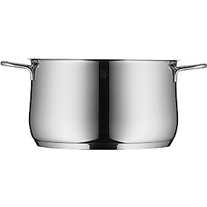 WMF Cookware Ø 24 cm Approx. 6,5L Diadem Plus Pouring Rim Glass Lid Cromargan® Stainless Steel Brushed Suitable for All Stove Tops Including Induction Dishwasher-Safe
